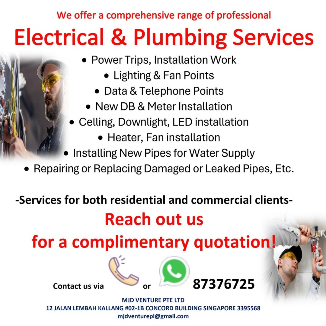 Electrical & Plumbing Services, Home Services, Renovations, Lighting ...
