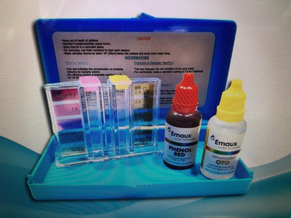 EMAUX test kit for PH & chlorine CE029, Furniture & Home Living, Home ...
