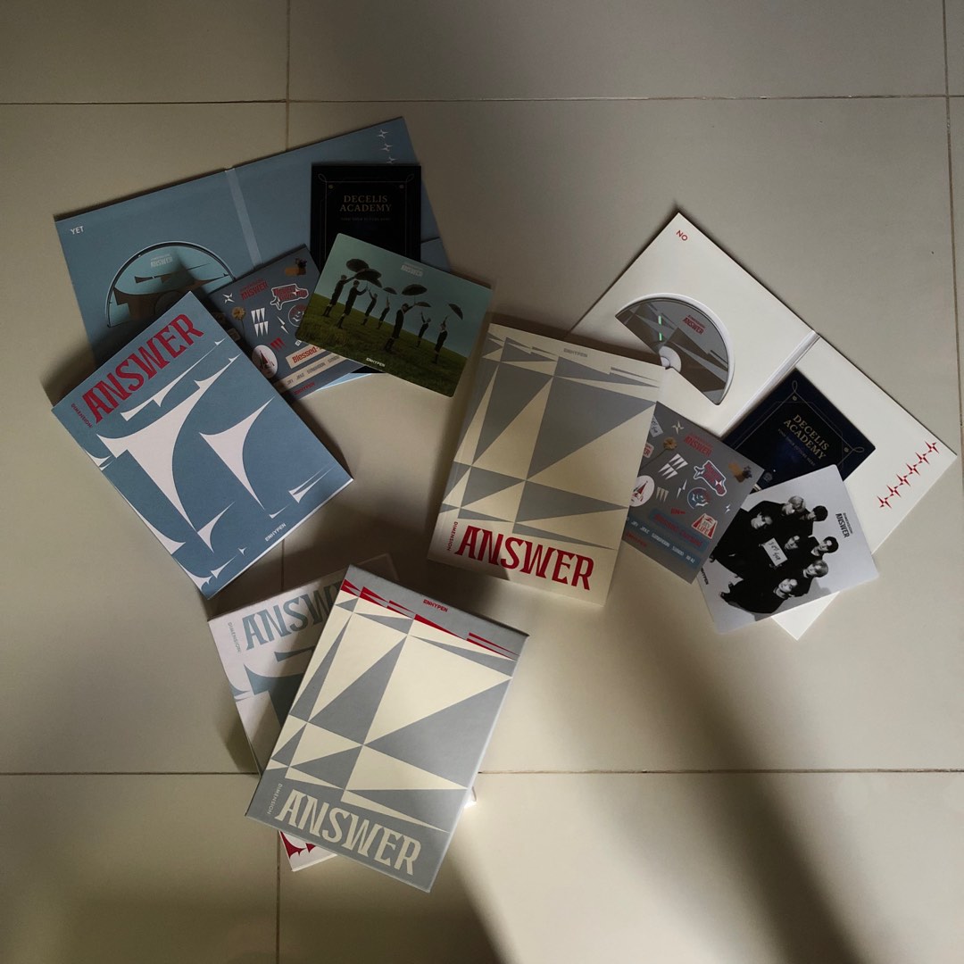 ENHYPEN Dimension: Answer No and Yet Version, Hobbies & Toys ...