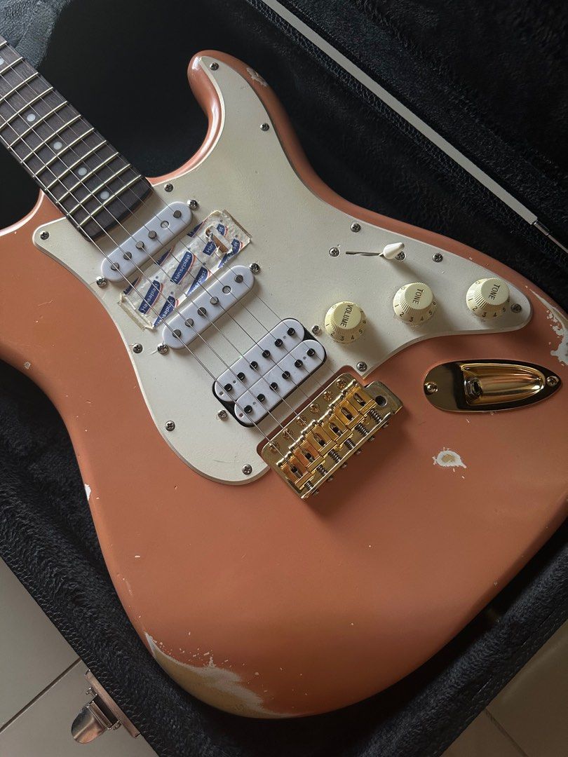 Fender Squire “NORA” rebuild by The Guitar Hospital (RELIC FINISHING ...
