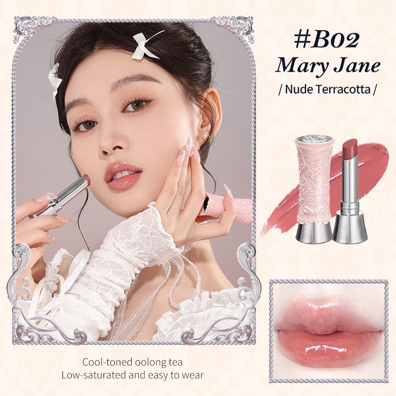 Flower Knows Swan Ballet Shine Lipstick B02 Mary Jane, Beauty ...