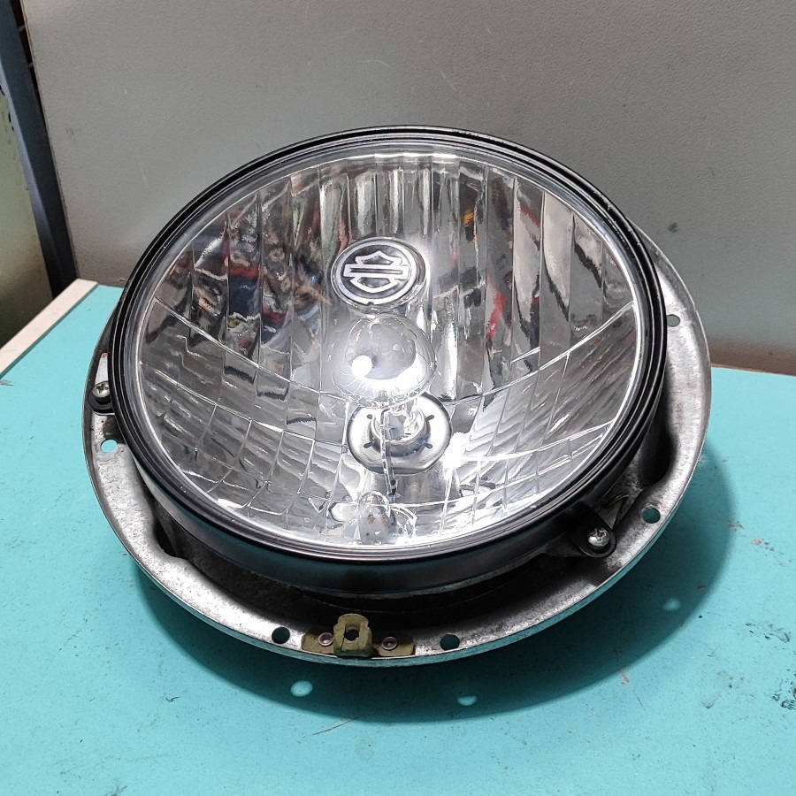 GENUINE HARLEY DAVIDSON HEADLAMP 7 INCH WITH BRACKET, Aksesoris Mobil ...