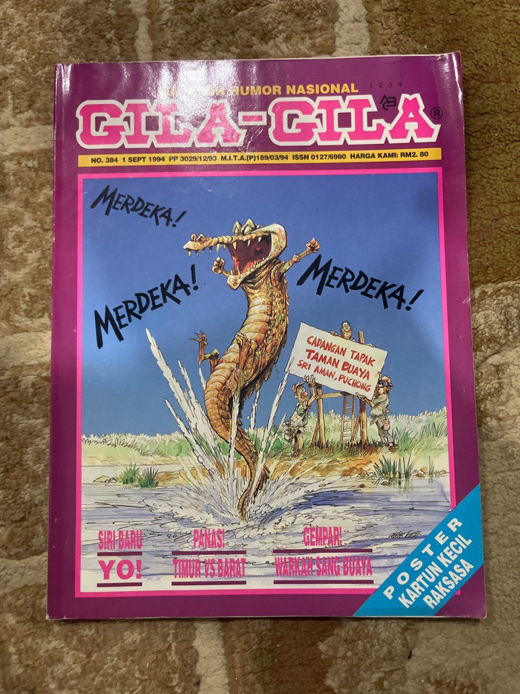 Gila gila 384 poster kartun kecil raksasa, Hobbies & Toys, Books ...