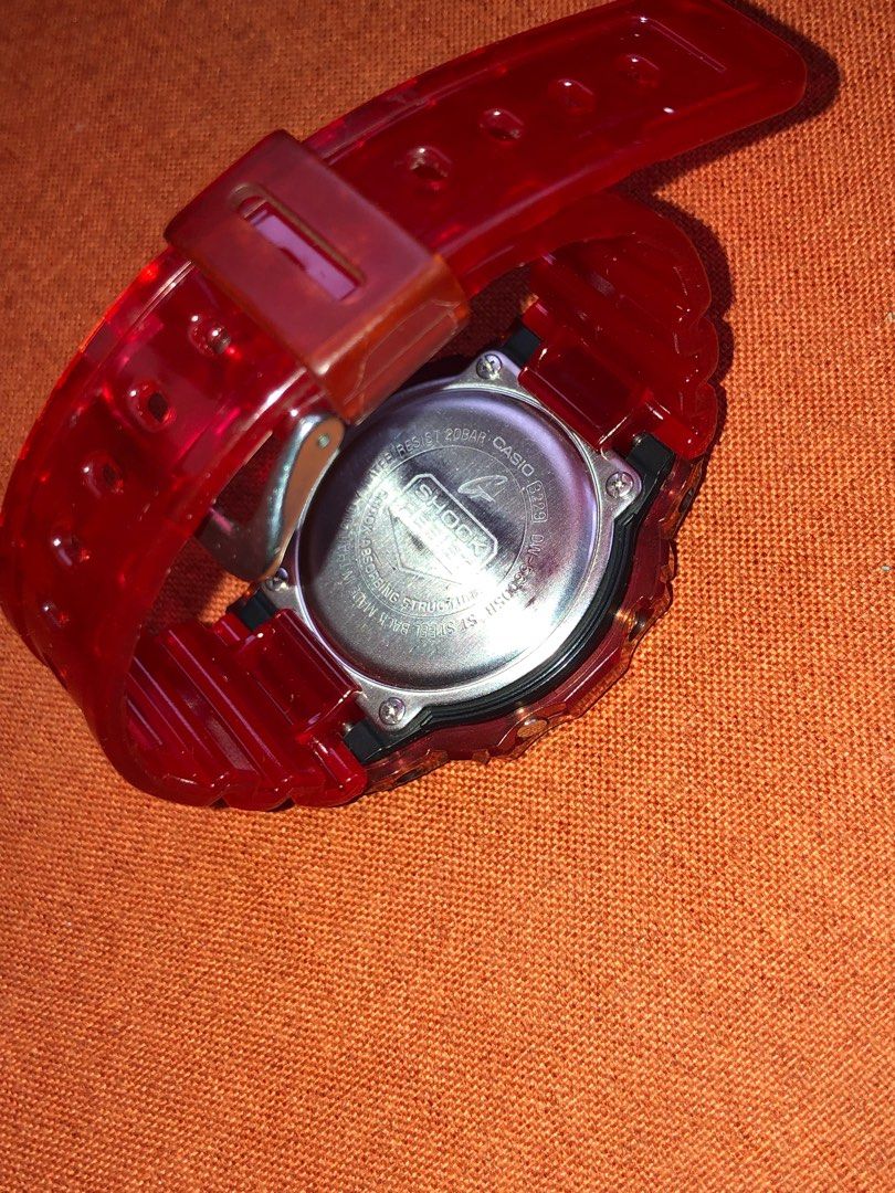 Gshock dw5600 jely red, Men's Fashion, Watches & Accessories, Watches ...