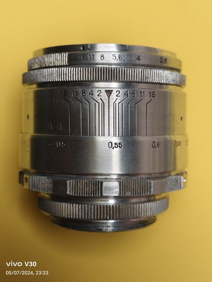 Helios 44 ULTRA RARE SILVER 13 blades serial number N0100604 ...