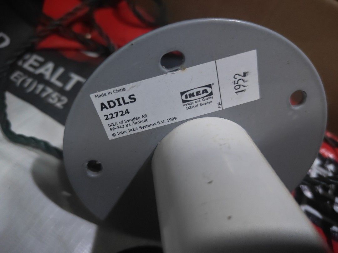 Ikea Adils Table Legs White, Furniture & Home Living, Furniture, Other ...