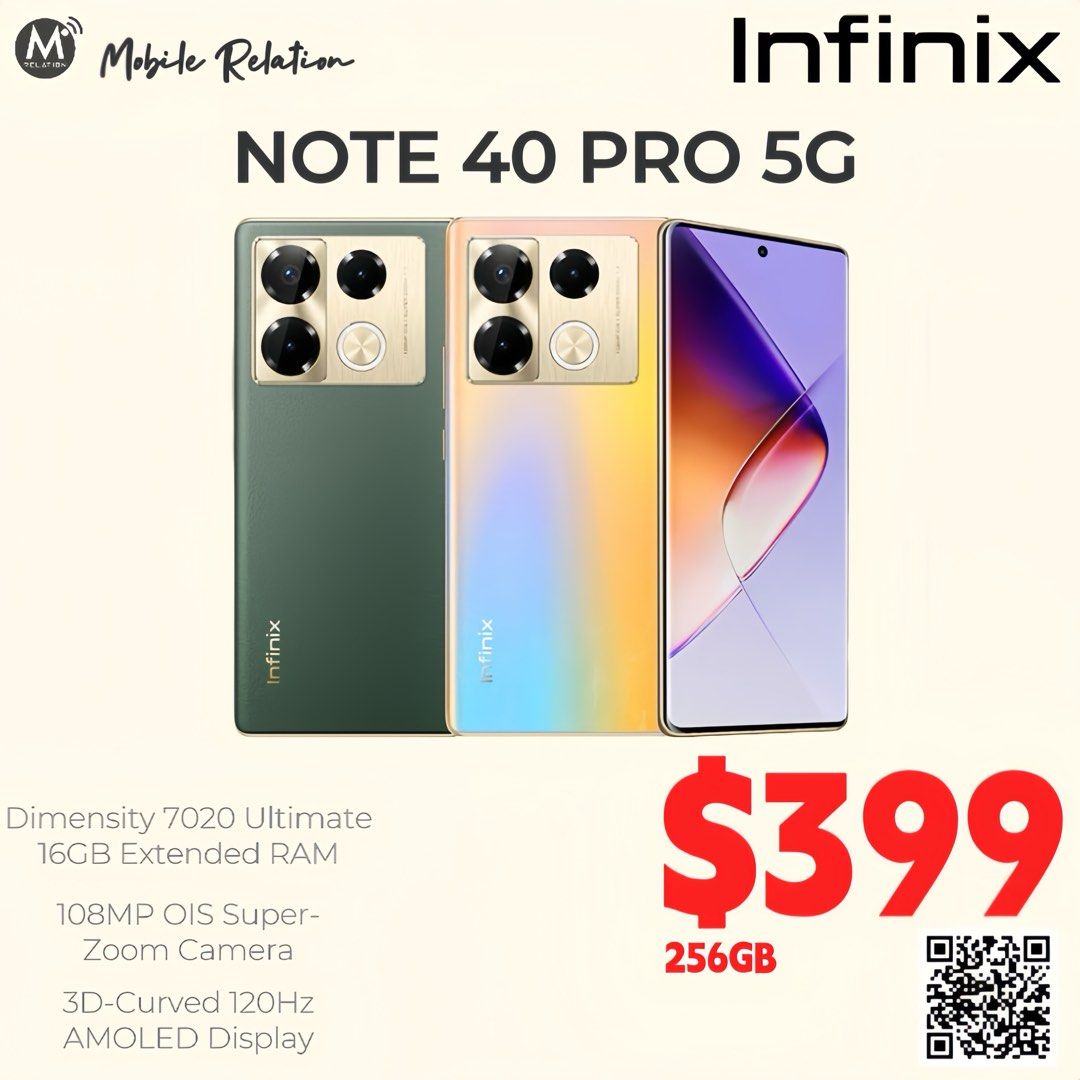 Infinix Note 40 Pro Titan Gold 256GB, Mobile Phones & Gadgets, Mobile ...