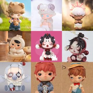 Assorted popmart designs sp trust ,pino, pucky steamed bun, Labubu v2 ...