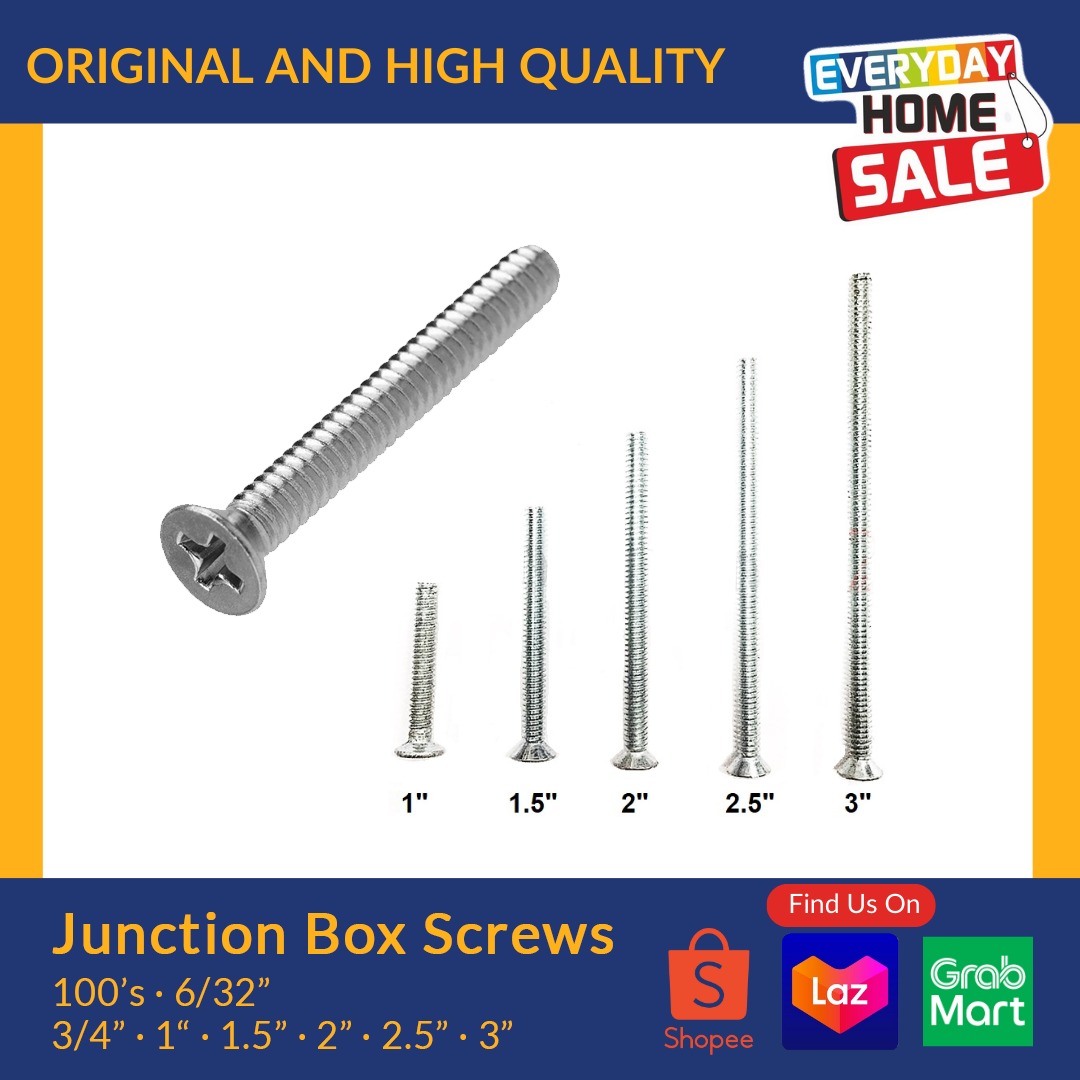 Junction Box Screws, Commercial & Industrial, Construction Tools ...