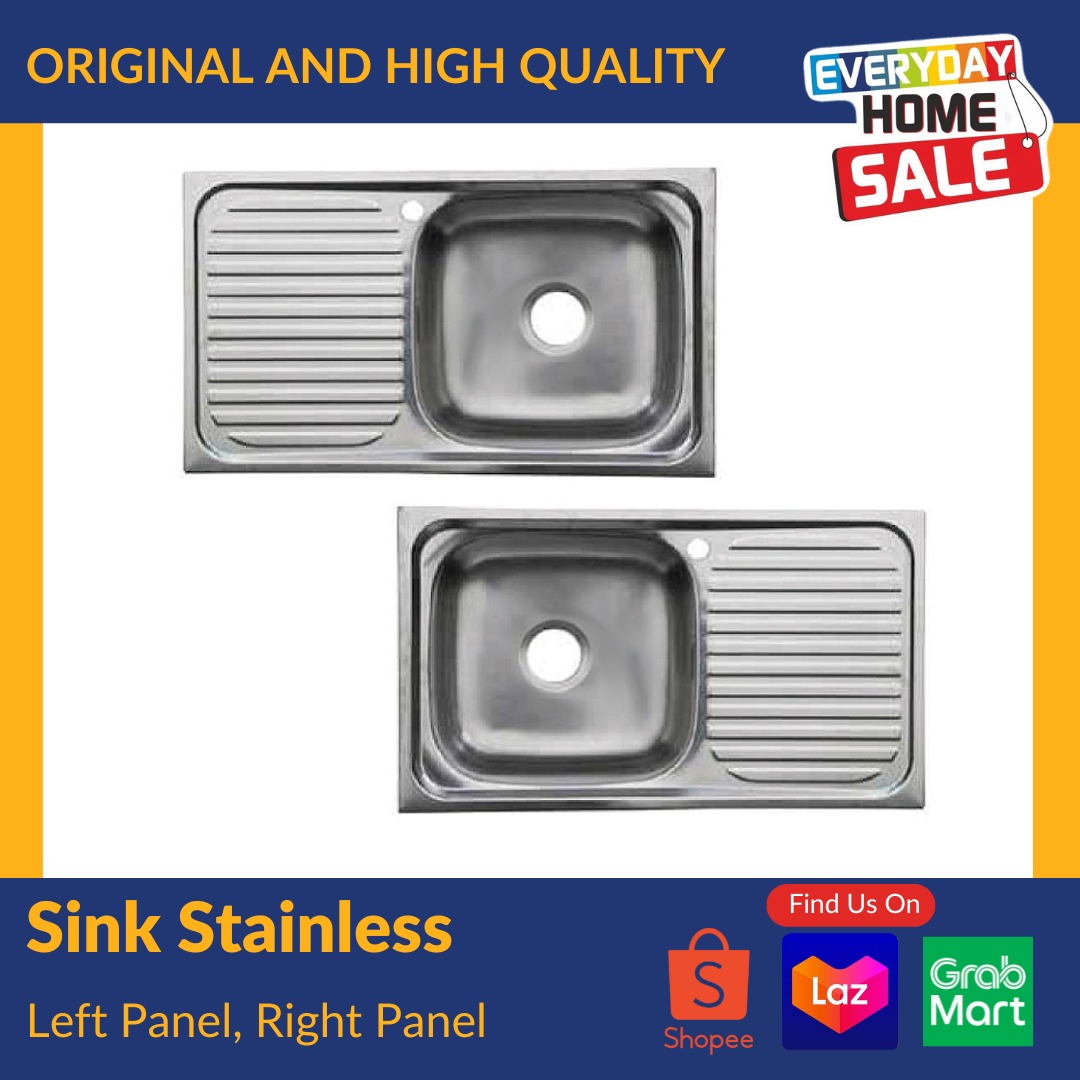 Kitchen Sink Strainless / Lababo Stainless, Furniture & Home Living ...