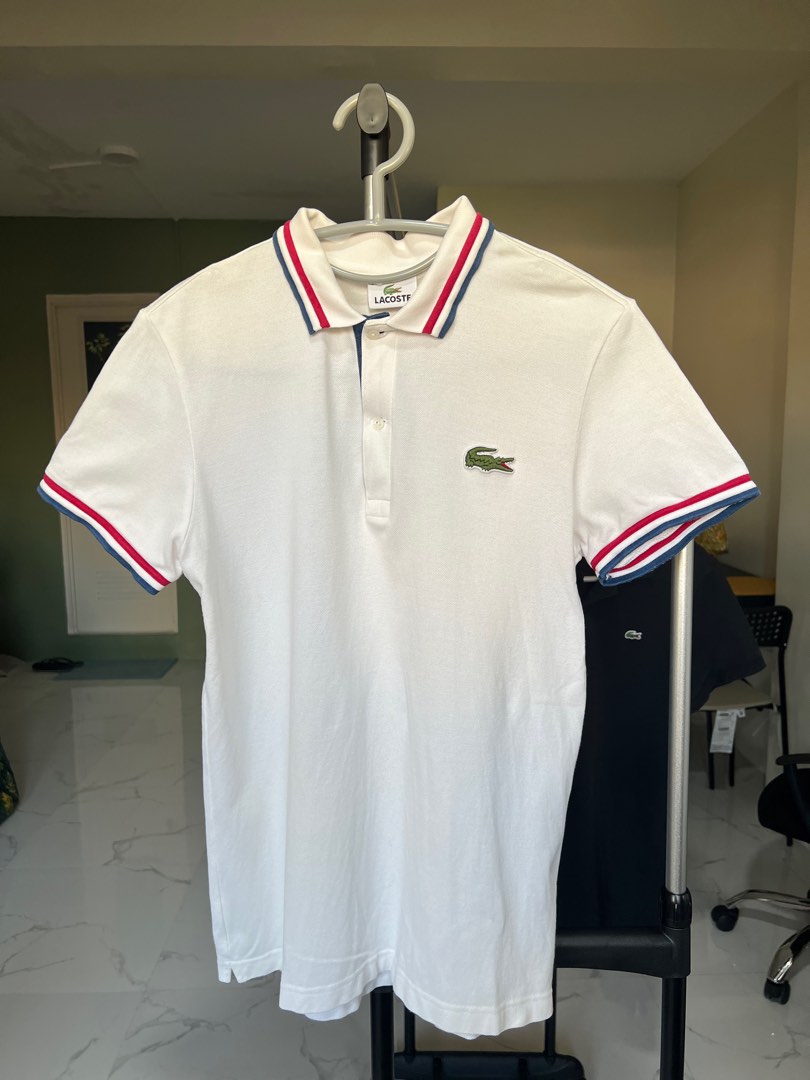 Lacoste White Polo Shirt, Men's Fashion, Tops & Sets, Tshirts & Polo Shirts on Carousell