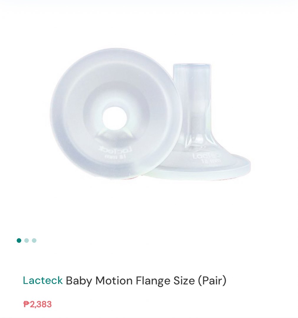 lacteck baby motion flange (Pair) 21mm, Babies & Kids, Nursing ...