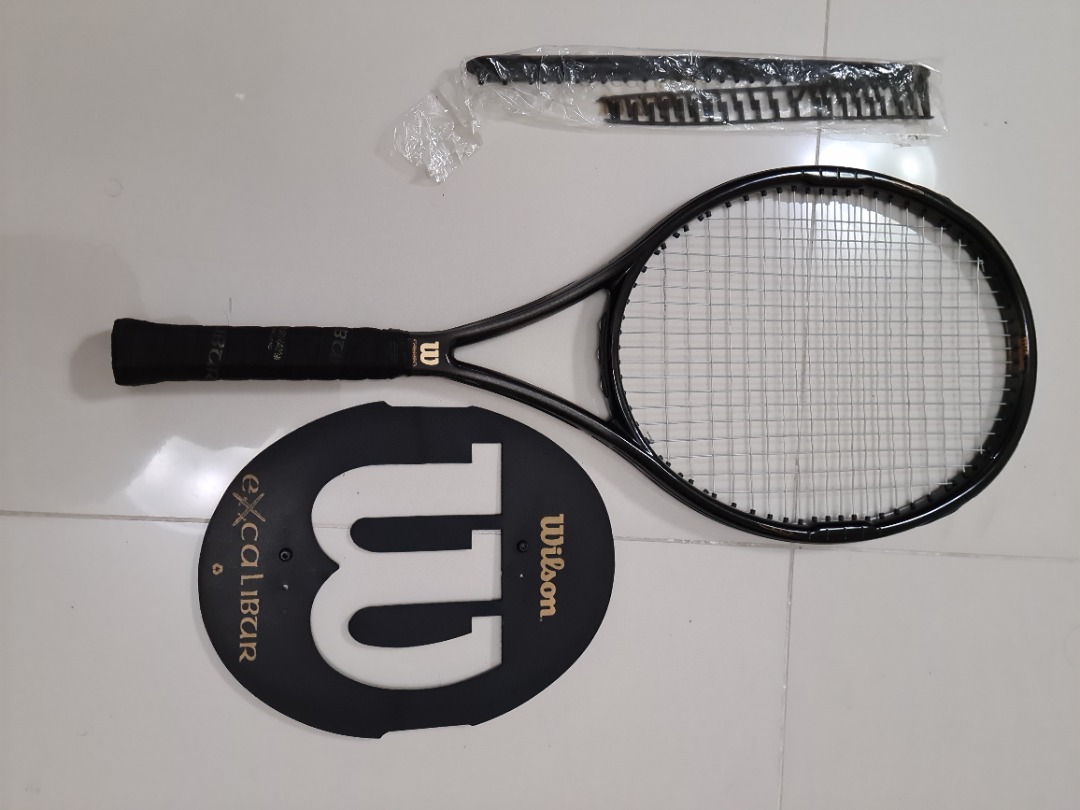 Limited Edition Wilson Excalibur Triad Gold 100 Tennis Racquet # KOR ...