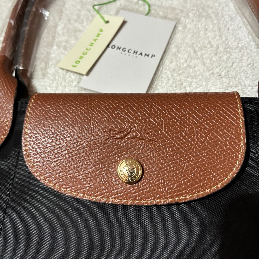 Longchamp Le Pliage LARGE Long Handle Bag in Black (Classic), Women's ...