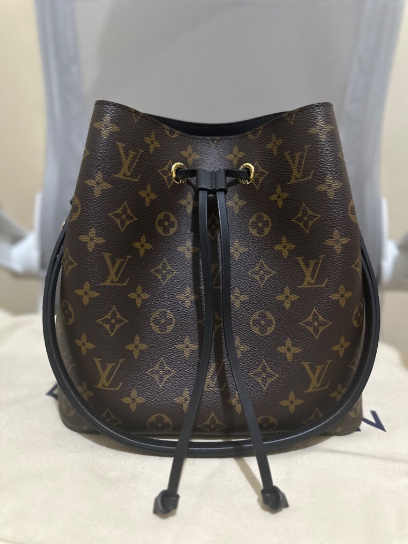 LV Neo Noe Monogram Black, Luxury, Bags & Wallets on Carousell