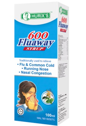 (M61) Hurix -600 fluaway syrup(100ml) & (M62) Hurix-Flucough Syrup ...