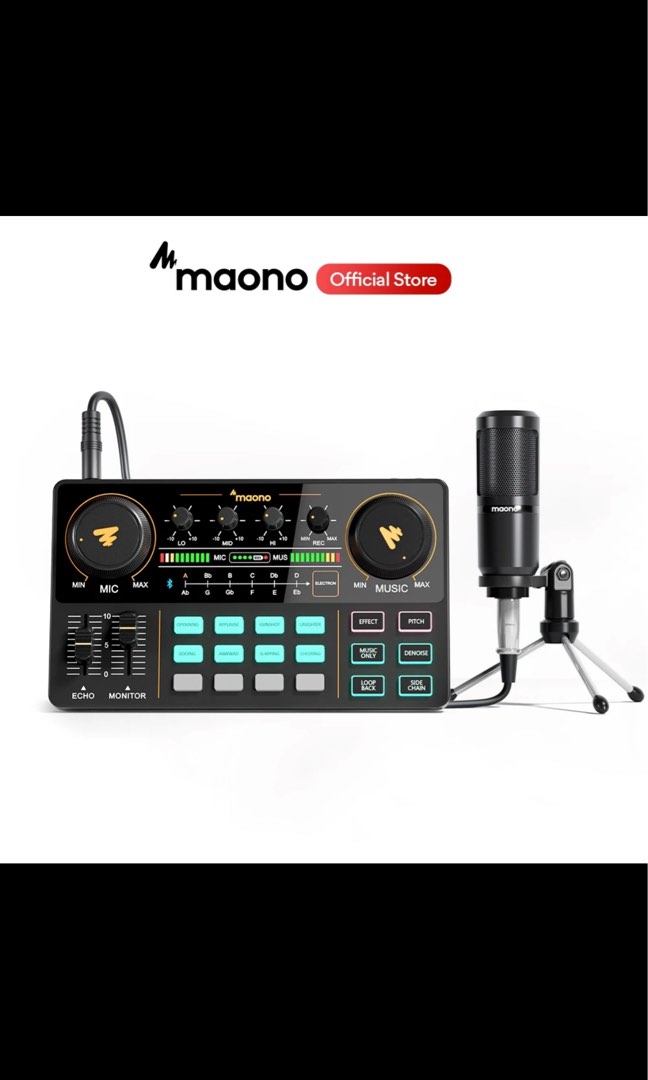MAONO sound card, Audio, Soundbars, Speakers & Amplifiers on Carousell