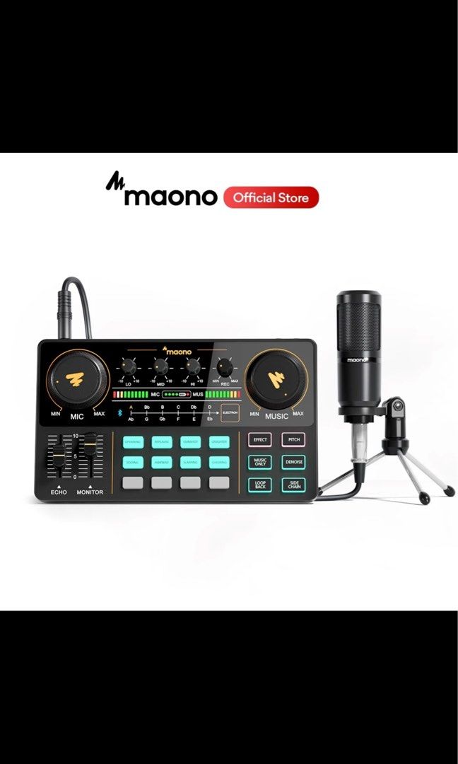 MAONO sound card, Audio, Soundbars, Speakers & Amplifiers on Carousell