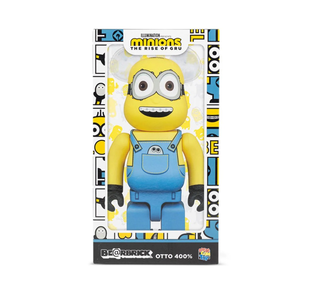 MEDICOM TOY x Despicable Me Otto Minion BE@RBRICK 400% figure Toy ...