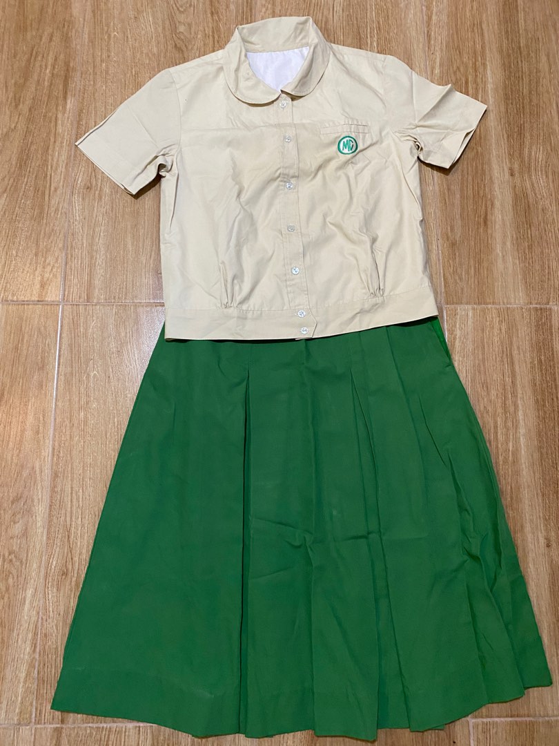 Miriam College High School Uniform Green, Women's Fashion, Dresses ...