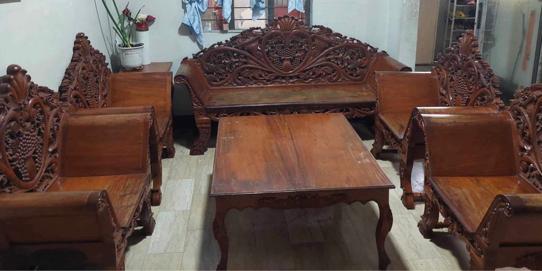 Narra Sala Set & Dining Set, Furniture & Home Living, Furniture, Tables ...