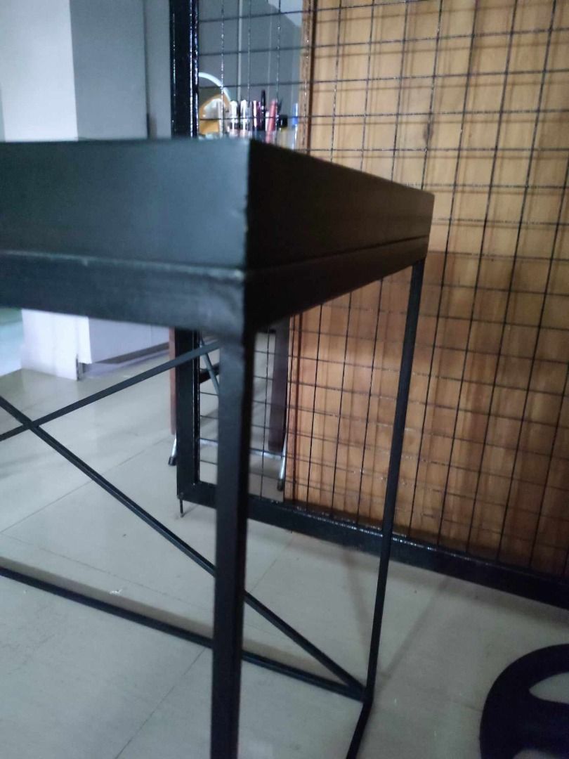 Natural Wood Computer Desk/Dining Table Industrial Design, Furniture ...