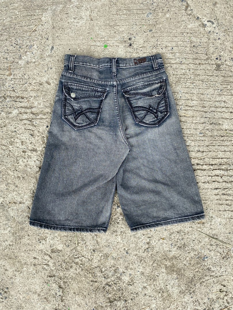 NBN Gear Wash Black Jorts, Men's Fashion, Bottoms, Jeans on Carousell