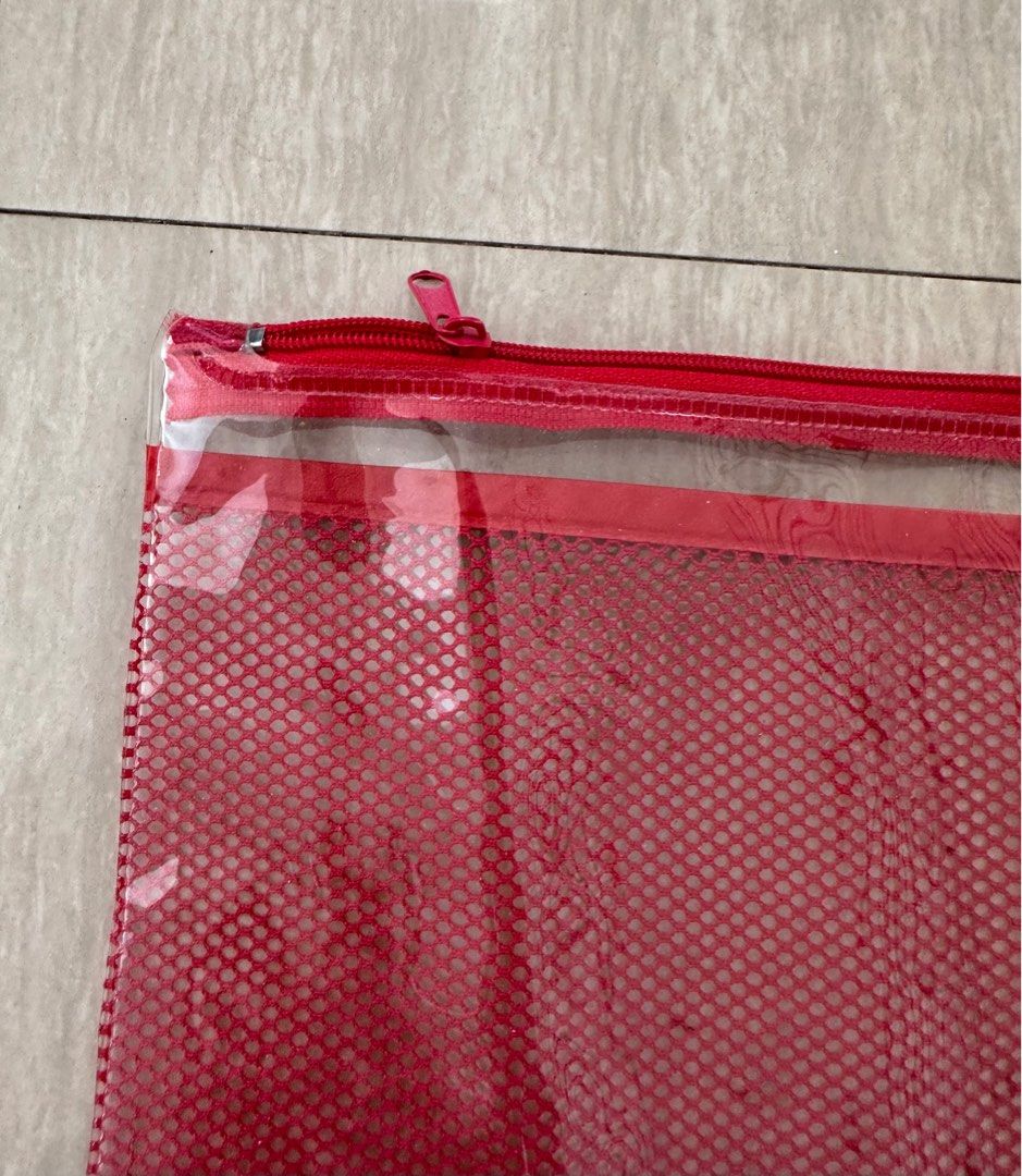 (NEW) Map Jaring Bening Tebal / Zipper Map / Map Dokumen, Buku & Alat ...