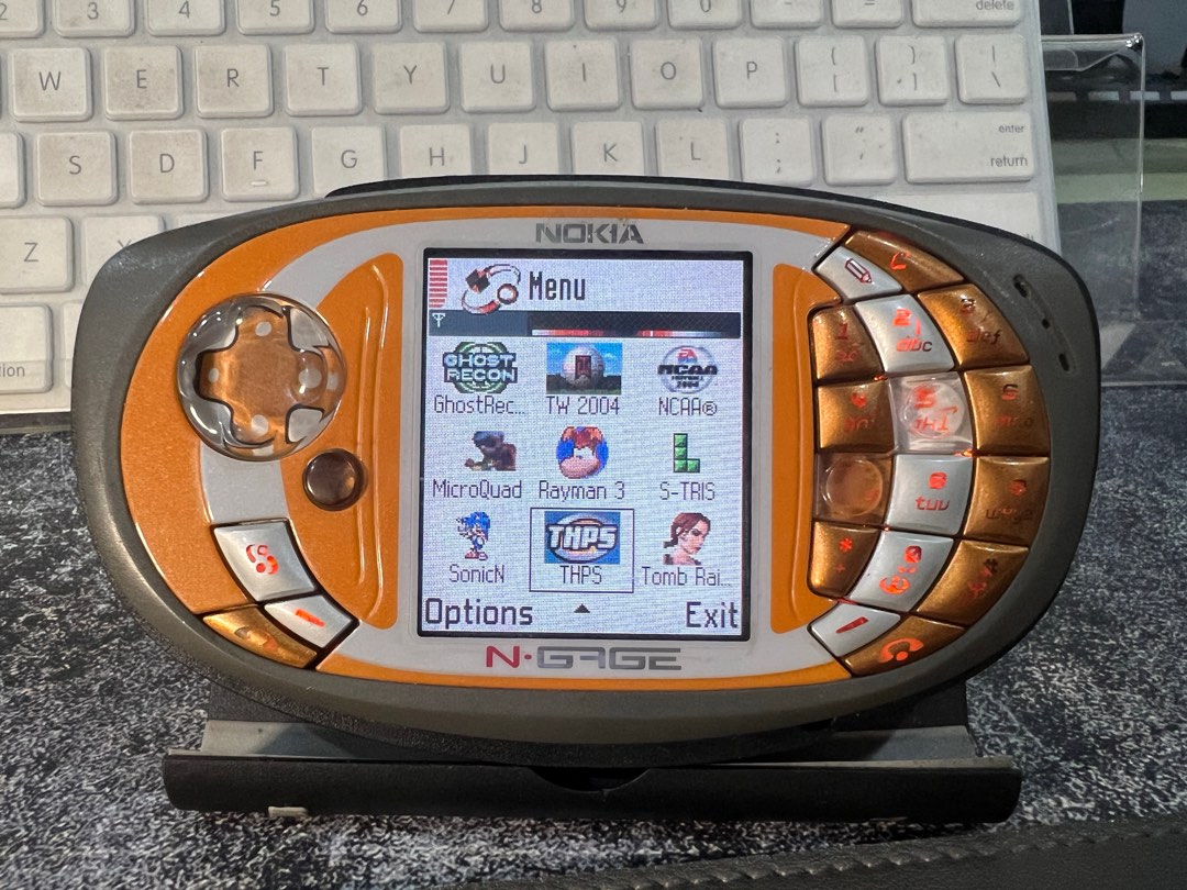 Nokia Ngage QD no.61 orange Used and collection, Mobile Phones ...