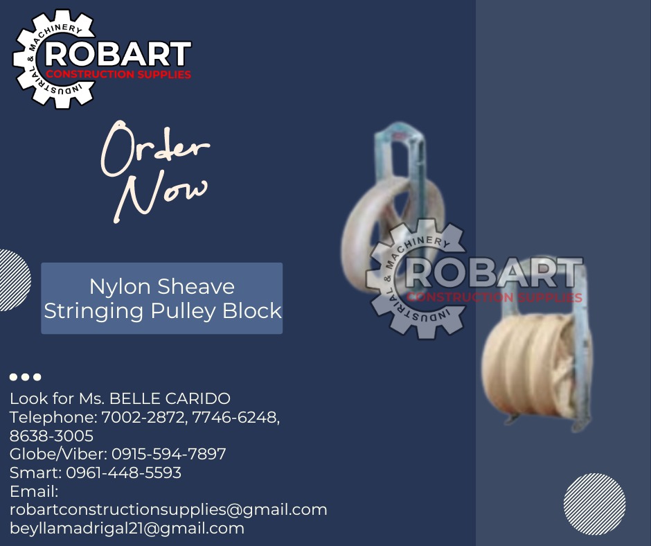 Nylon Sheave Stringing Pulley Block, Commercial & Industrial ...