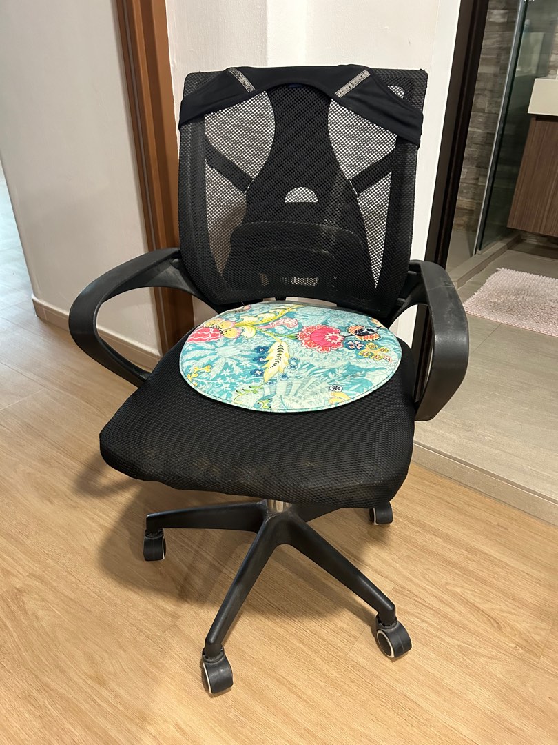 Office roller rotating chair, Furniture & Home Living, Furniture ...