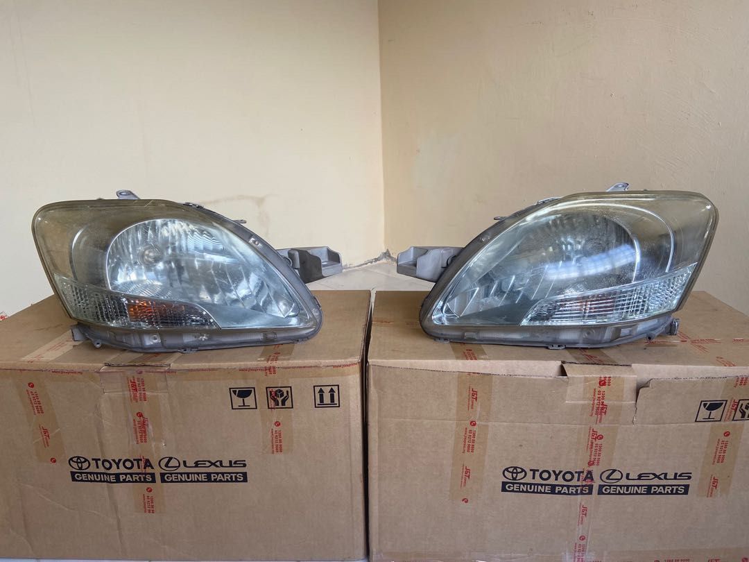 Original headlight Toyota Vios NCP93 (1 set , left and right)., Car ...