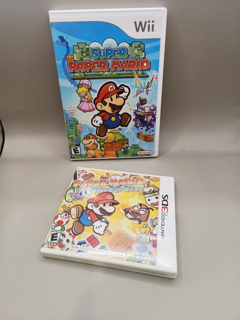 Paper Mario RPG Games Bundle, Video Gaming, Video Games, Nintendo on ...