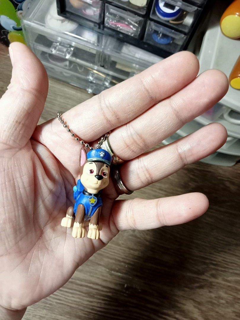 PAW PATROL- CHASE KEYCHAIN, Hobbies & Toys, Toys & Games on Carousell