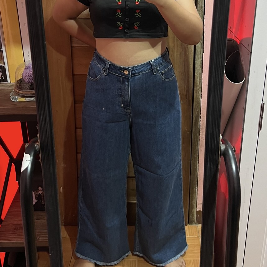 Pazzo straight cut denim jeans 33", Women's Fashion, Bottoms, Jeans on ...