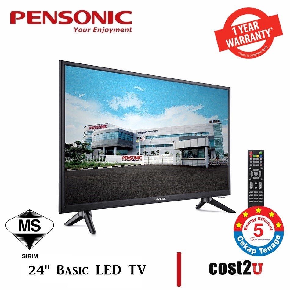 Pensonic LED TV 24 inch, TV & Home Appliances, TV & Entertainment, TV ...