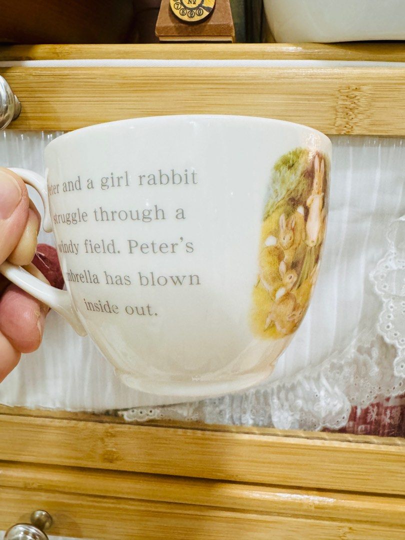 Peter Rabbit tea cup, Furniture & Home Living, Kitchenware & Tableware ...