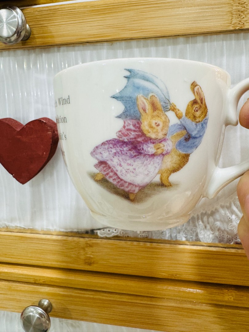 Peter Rabbit tea cup, Furniture & Home Living, Kitchenware & Tableware ...