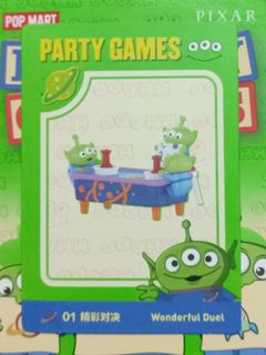 Popmart Disney Pixar Toy Story Alien Party Games Blindbox - Happy Dance ...