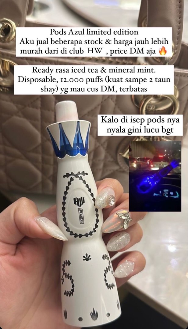 Pods Azul limited edition, Elektronik, Lainnya di Carousell