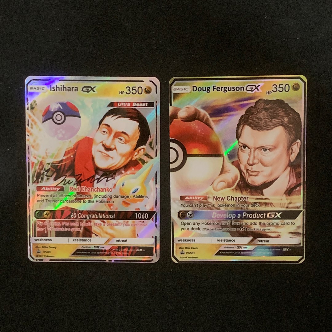Pokemon Ishihara GX and Doug Ferguson GX Fancards, Hobbies & Toys, Toys ...