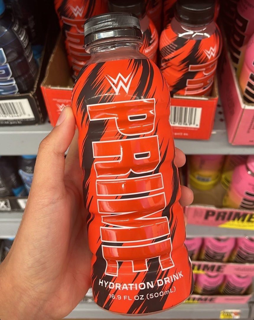 PRIME HYDRATION BEVERAGES - WWE (2024), Food & Drinks, Other Food ...