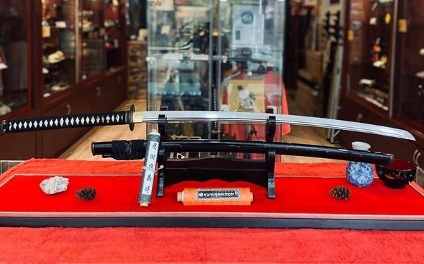 PSH12040 CAS Hanwei Classic Tiger Katana, K120C Powder Steel blade ...