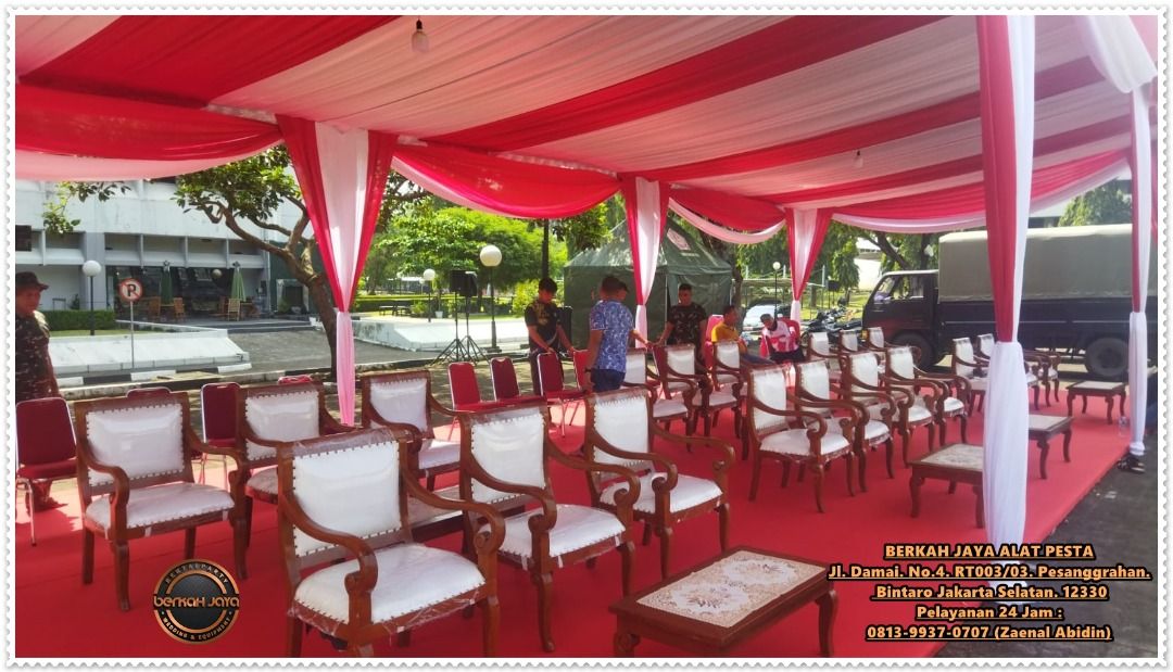 Pusat Sewa Tenda Merah Putih Untuk Acara Agustusan Di Jakarta, Properti ...