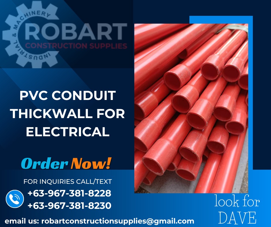 PVC CONDUIT THICKWALL FOR ELECTRICAL, Commercial & Industrial ...