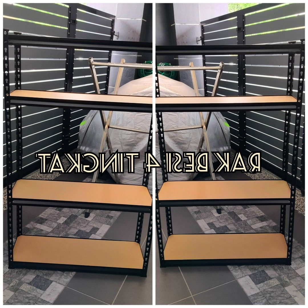 RAK BESI 4 TINGKAT mgab, Furniture & Home Living, Bathroom & Kitchen ...