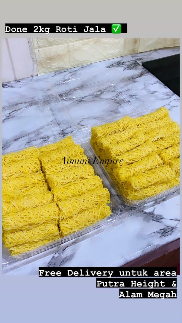 Roti Jala Klasik, Food & Drinks, Fresh Produce on Carousell