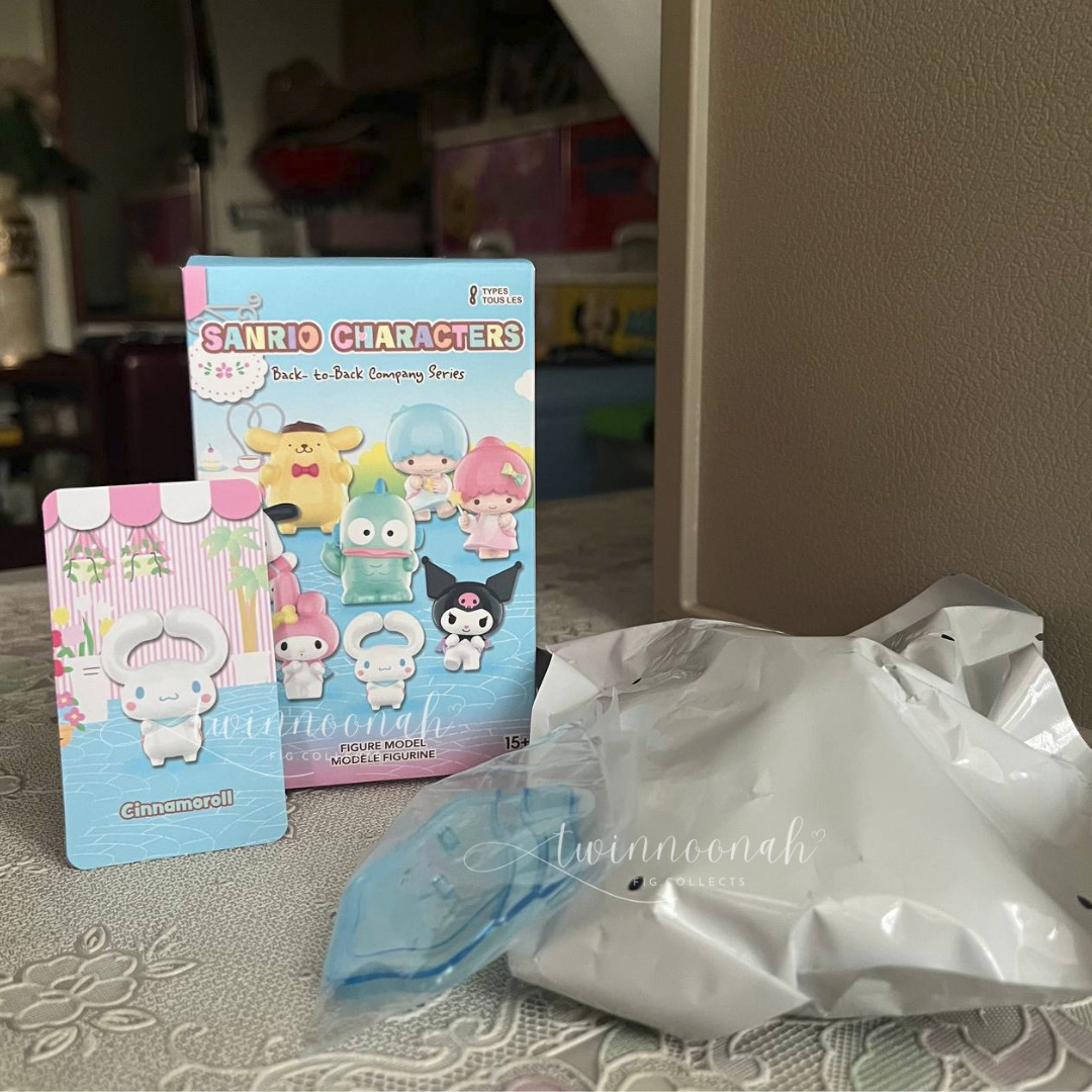 SANRIO Back to Back Series Blind Box Figure Figurine Collectible Cute ...