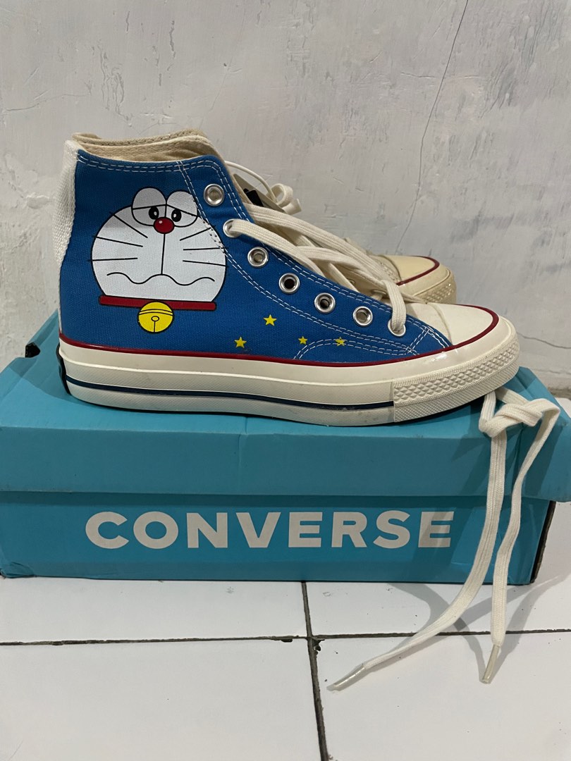 Sepatu Converse 70s High Doraemon X Sad, Fesyen Pria, Sepatu , Sneakers ...