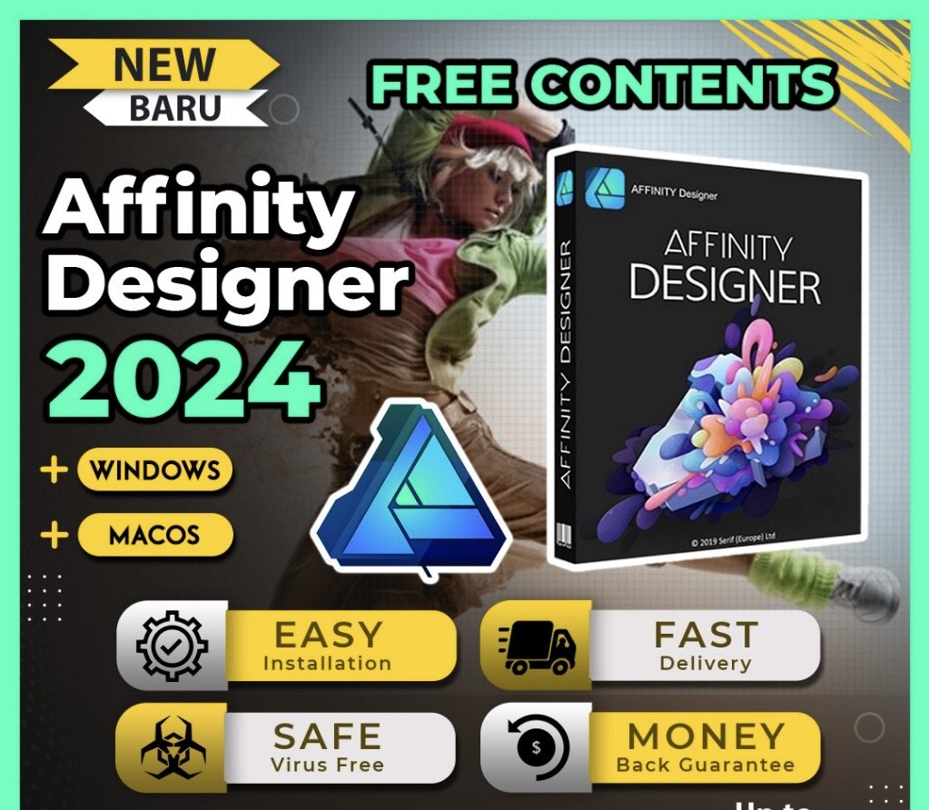Serif Affinity Designer V2 5 3 Latest Update 2024 Free Contents 1gb Lifetime For Windows